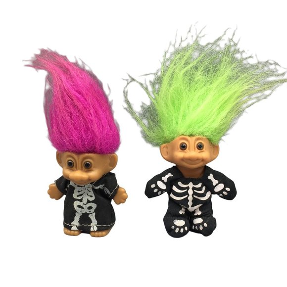 Russ | Holiday | Halloween Russ Skeletons Mini Trolls Set Of 2 | Poshmark
